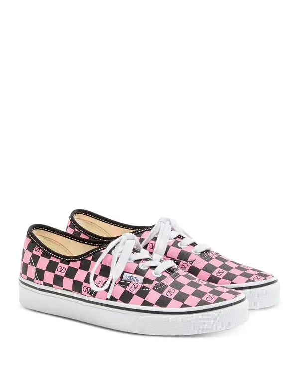 Valentino Garavani Vans X Vlogo Checkerboard Sneakers - Pink Multi