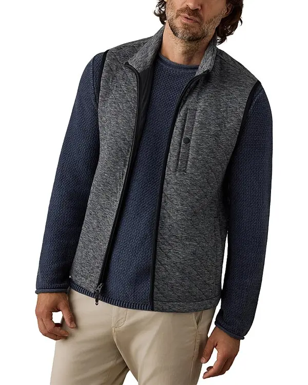 Faherty Brand Epic Quilted Fleece Vest