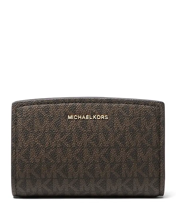 Michael Kors Bryant Medium Zip Around Wallet - Brown/acorn