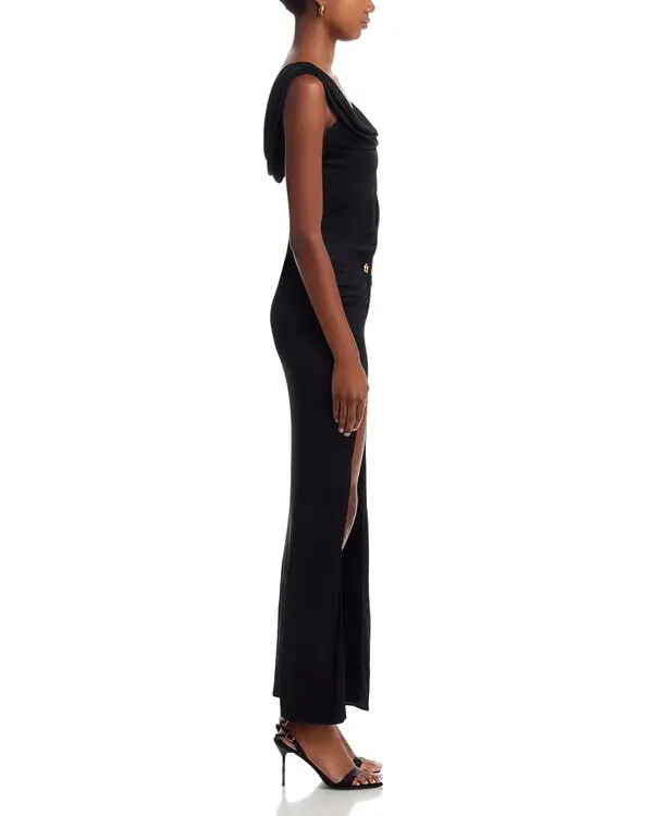 Versace Liquid Maxi Dress - Black