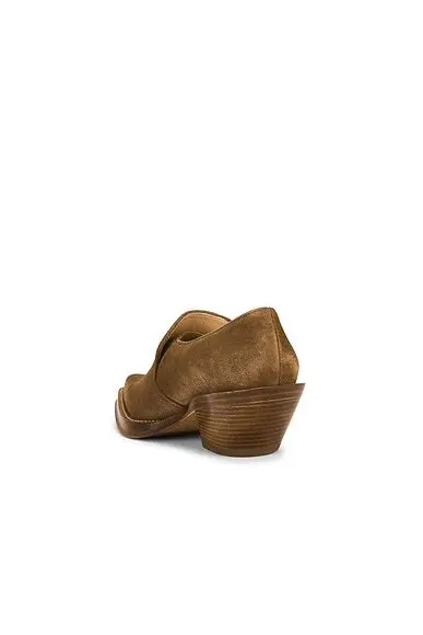 Gabriela Hearst Jack Suede Loafer With High Heel