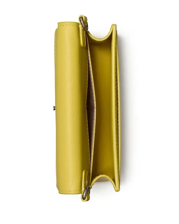 Kate Spade New York Glazed Leather Mini Bag With Scrunch Strap