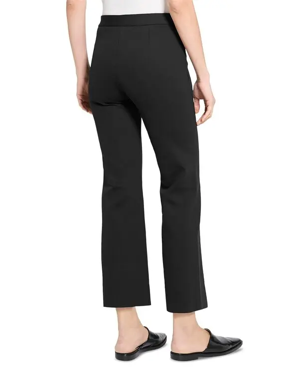 Theory Kick Flare Trousers - Black