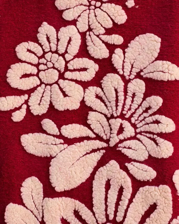 Farm Rio Floral Fleece Coat