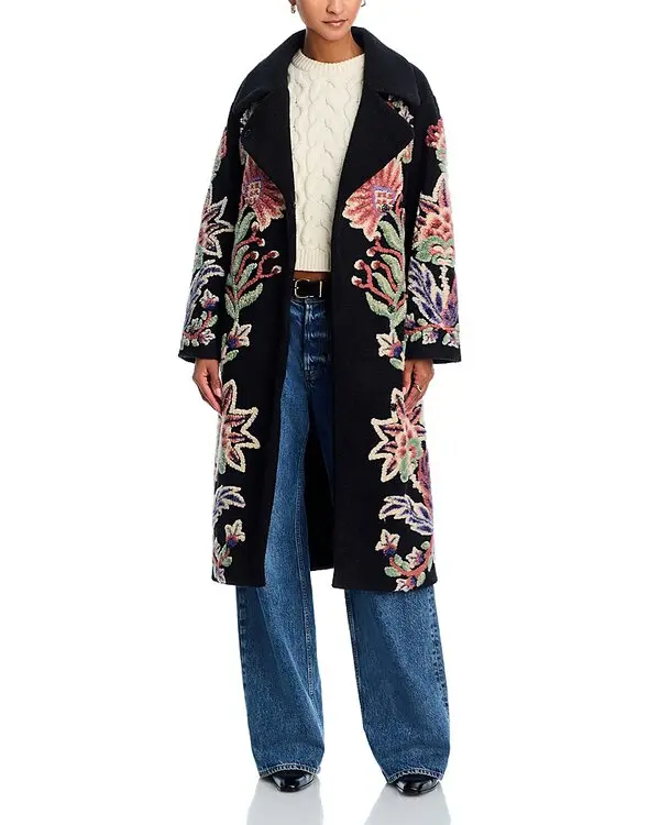 Farm Rio Garden Fleece Coat