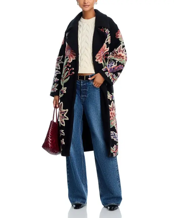 Farm Rio Garden Fleece Coat