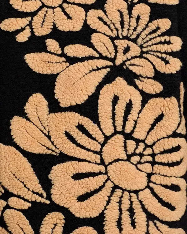 Farm Rio Floral Fleece Coat
