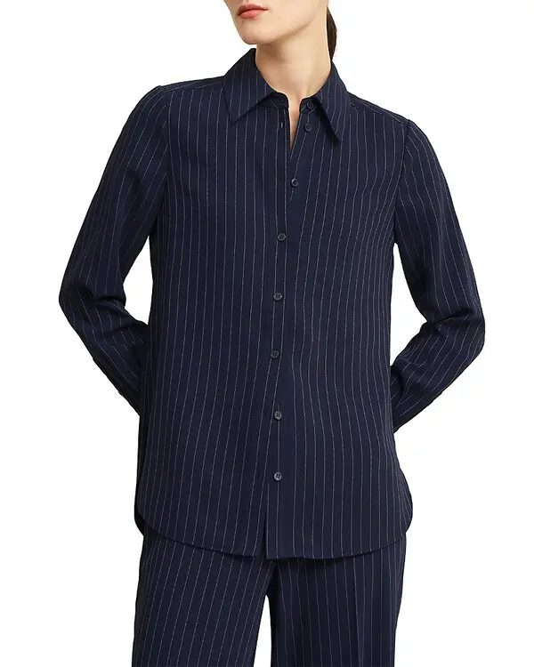HOBBS LONDON Pinstripe Hadley Shirt