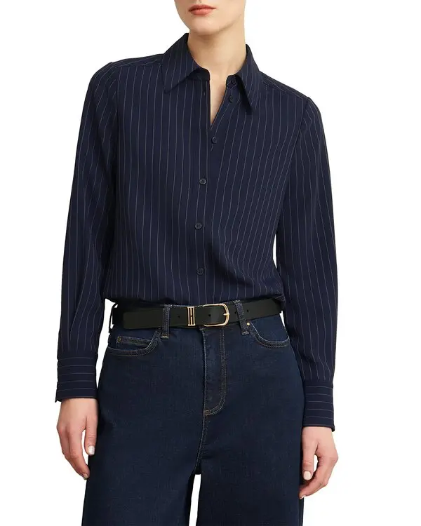 HOBBS LONDON Pinstripe Hadley Shirt