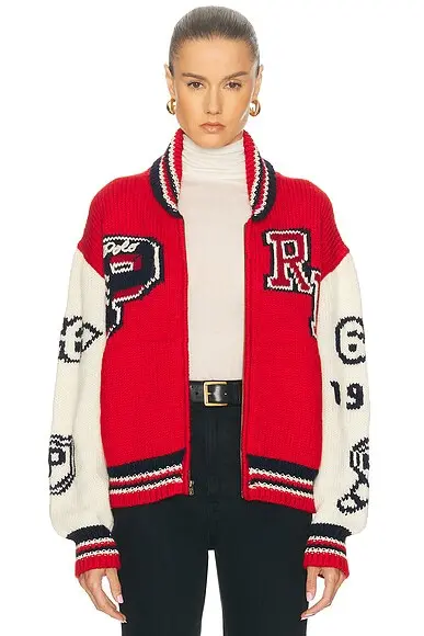 Polo Ralph Lauren Varsity Zip-up Sweater