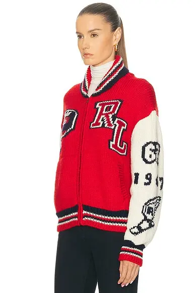 Polo Ralph Lauren Varsity Zip-up Sweater