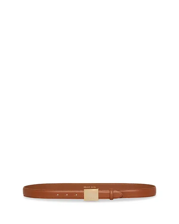 Gerard Darel Le Mini Jude Leather Belt - Cognac