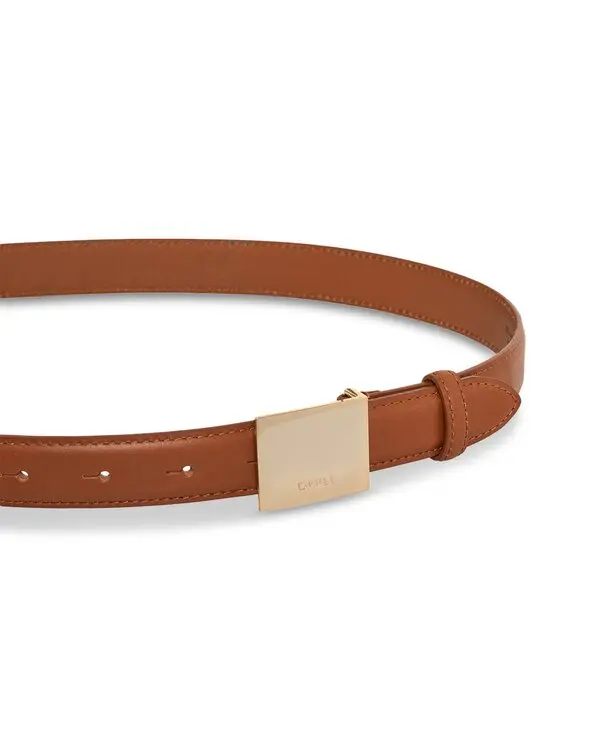 Gerard Darel Le Mini Jude Leather Belt - Cognac