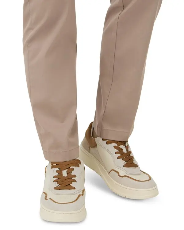Boggi Milano Journey Leather Mix Trainer Sneakers