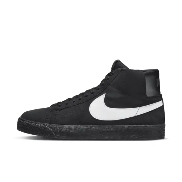Nike Zoom Blazer Mid Skate Shoes - Black