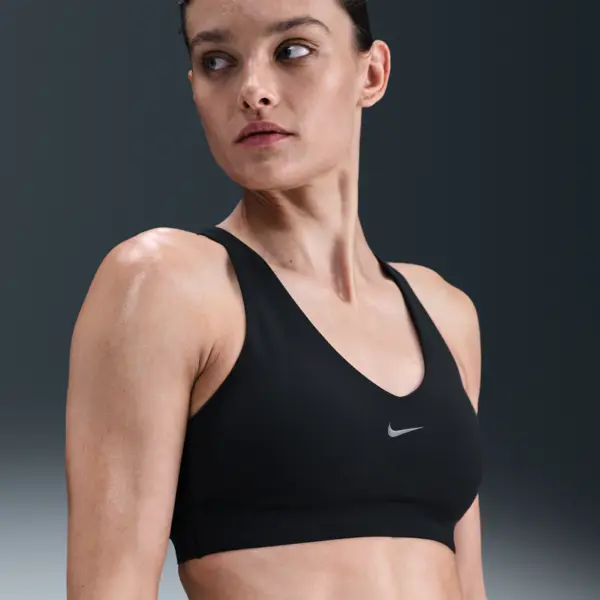 Nike Universa Medium-support Padded Sport Bra - Black