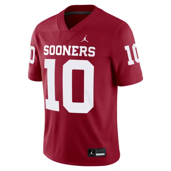 JORDAN John Mateer Oklahoma College Nil Game Jersey - Red