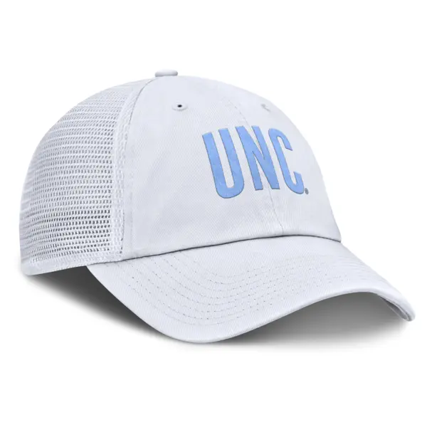 JORDAN North Carolina Primetime Campus Club Trucker Adjustable Hat - White