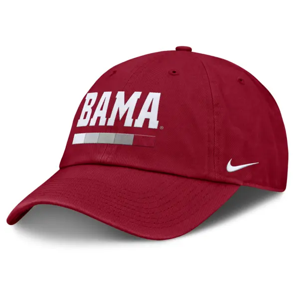 Nike Alabama Primetime Campus Club College Adjustable Hat - Red