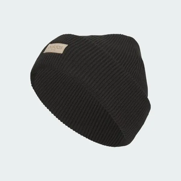 Adidas Premium Cuff Fold Beanie - Black / Hemp / Chalky Brown