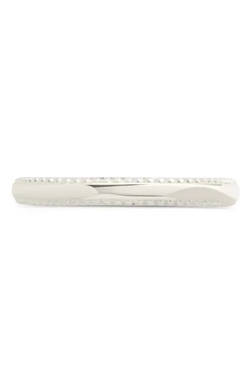 Sterling Forever Kayden Milgrain Band Ring - Silver