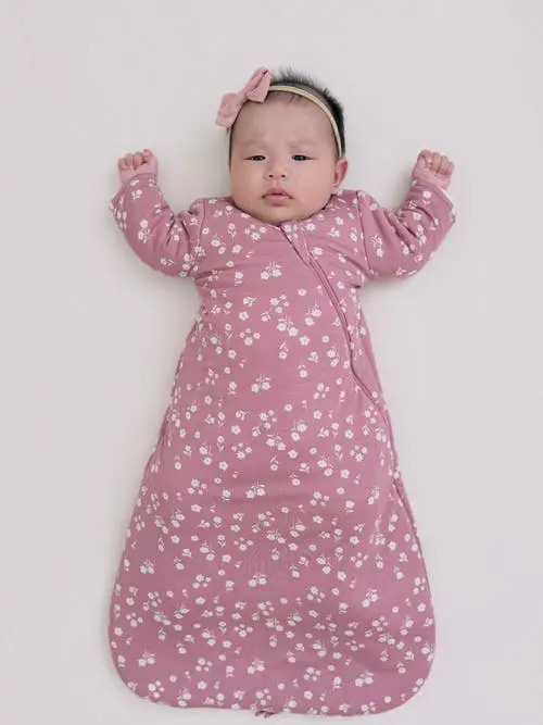 GUNAMUNA Long Sleeve Swaddle Sleep Bag - Mini Floral