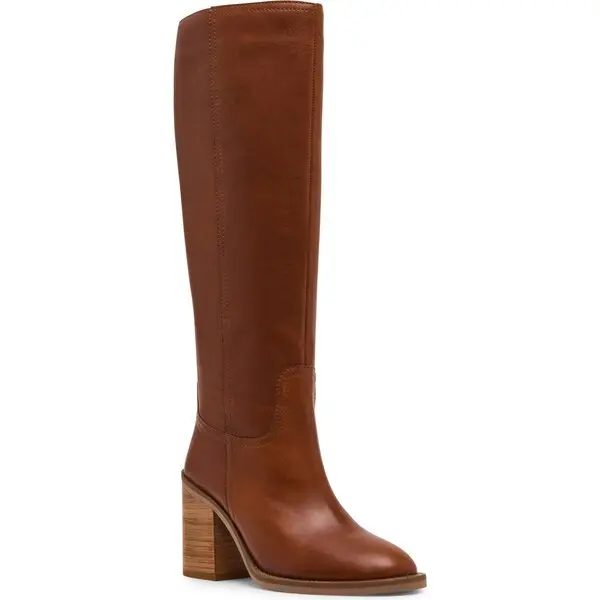 Blondo Waterproof Knee High Boot - Tan Leather