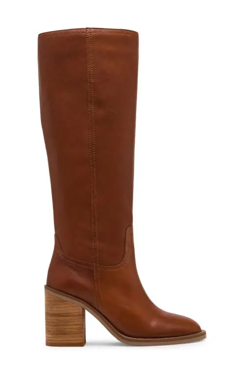 Blondo Waterproof Knee High Boot - Tan Leather
