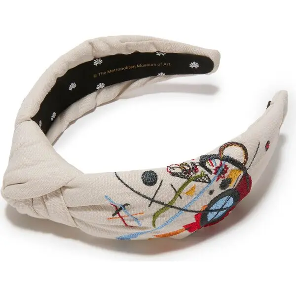 Lele Sadoughi X The Met Kandinsky Embroidered Headband - Violett 999