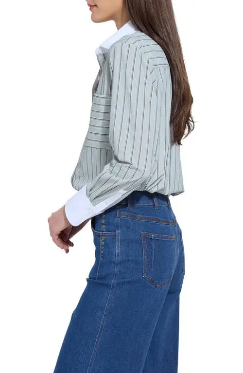 Lyssé Stripe Button-up Shirt