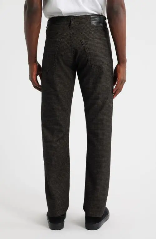 Ag Everett Houndstooth Slim Straight Leg Pants