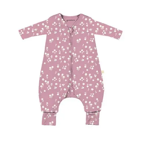 GUNAMUNA Long Sleeve Footie Sleep Sack Duvet 1.0 Tog - Mini Floral