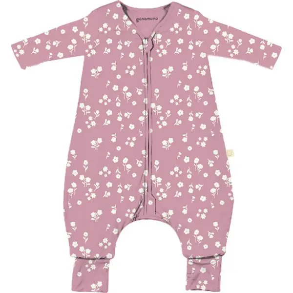 GUNAMUNA Long Sleeve Footie Sleep Sack Duvet 2.5 Tog - Mini Floral