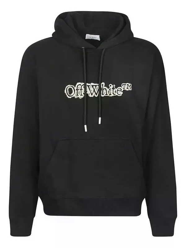 Off-White Logo-print Hooded Sweater