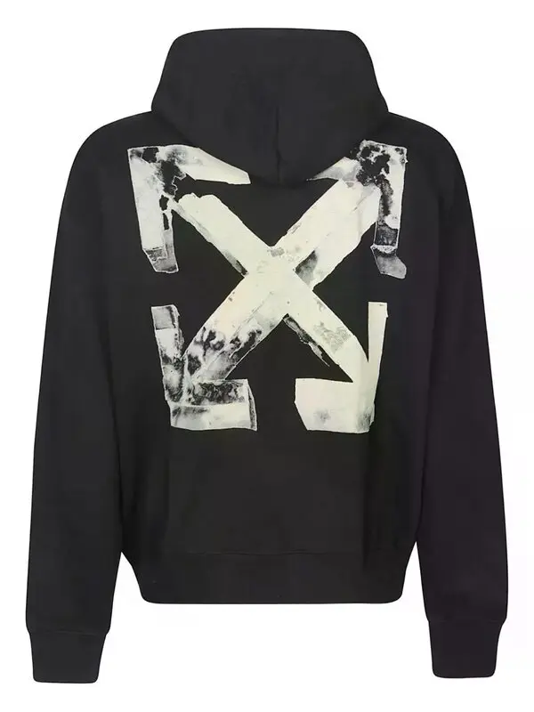Off-White Logo-print Hooded Sweater