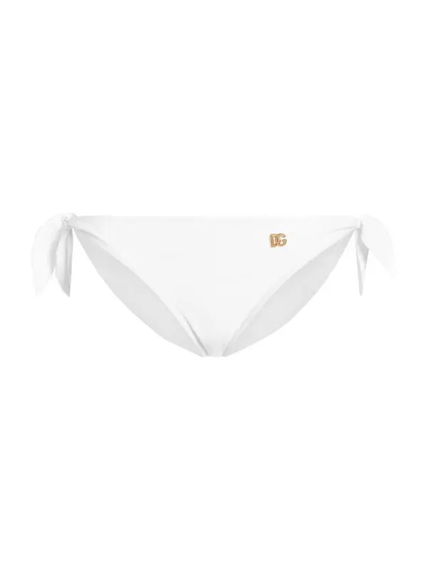 Dolce & Gabbana Bikini Briefs With Bows - White