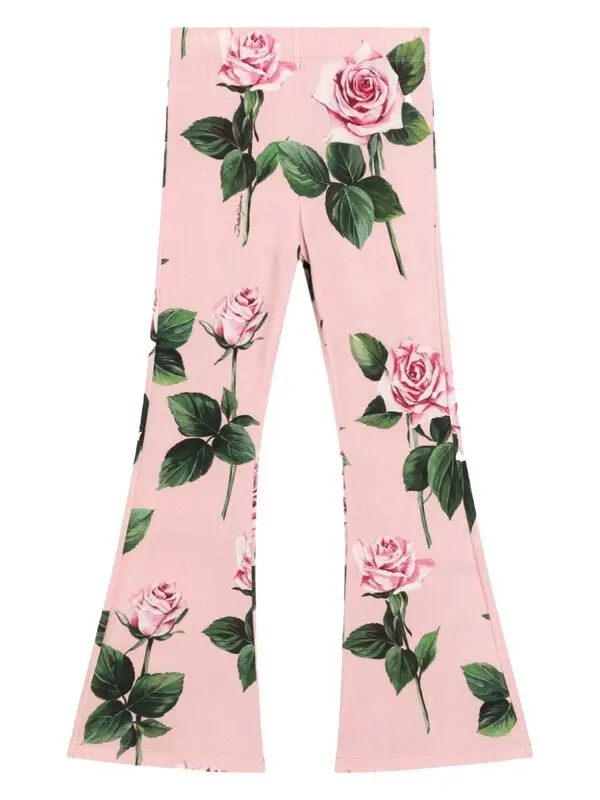 Dolce & Gabbana Printed Flare Pants - Multicolour