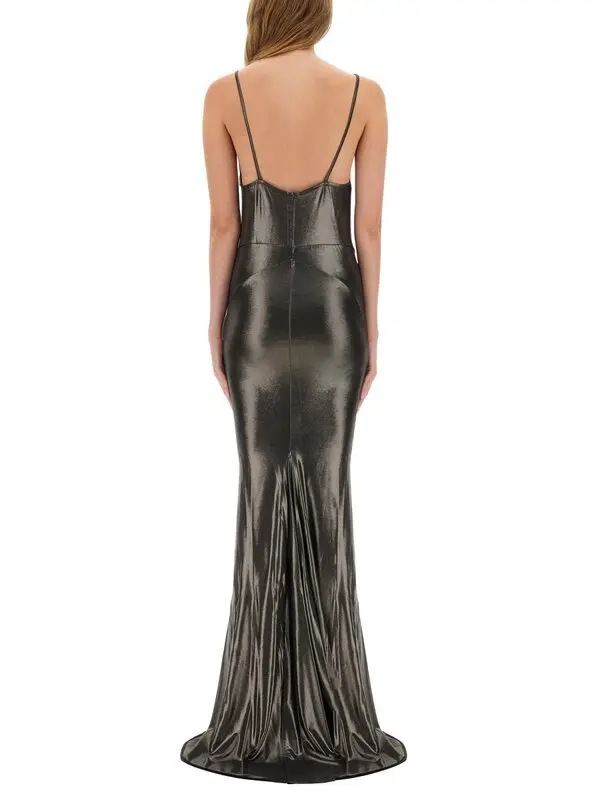Metallic Maxi Dress