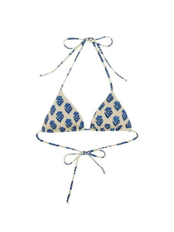 MC2 SAINT BARTH Leah Bikini Top - Azure