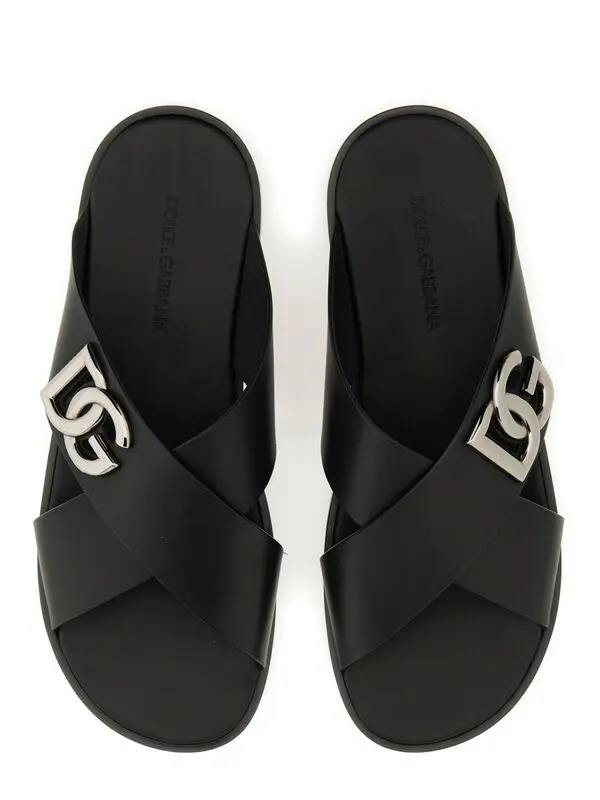 Dolce & Gabbana Leather Sandal