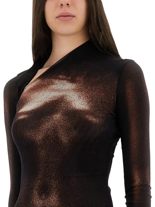 JEAN PAUL GAULTIER Body Print Dress
