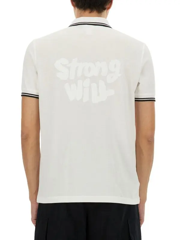 Comme Des Garçons Strong Will' Polo Shirt