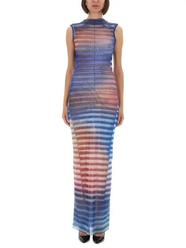 JEAN PAUL GAULTIER Striped Maxi Dress - Multicolour