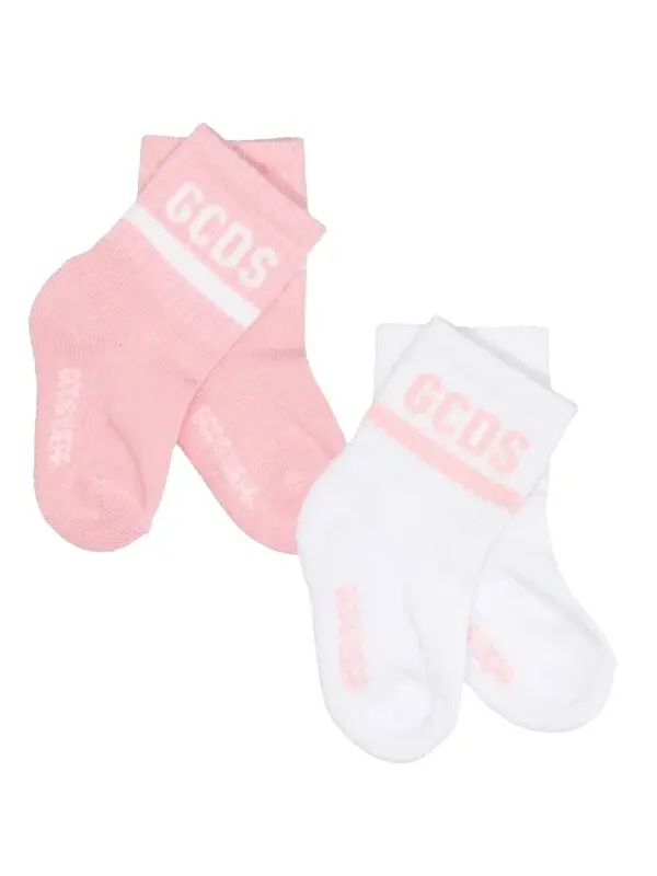 Gcds Logo Socks - Pink