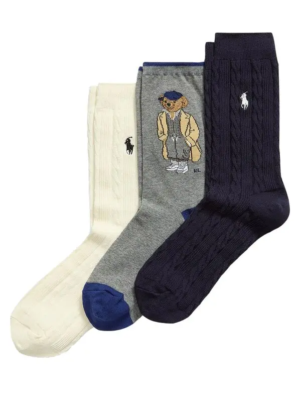Polo Ralph Lauren 3-pack Socks - Multicolour