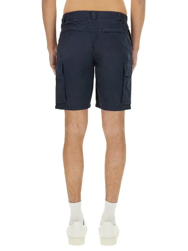 Woolrich Cotton Cargo Shorts - Blue