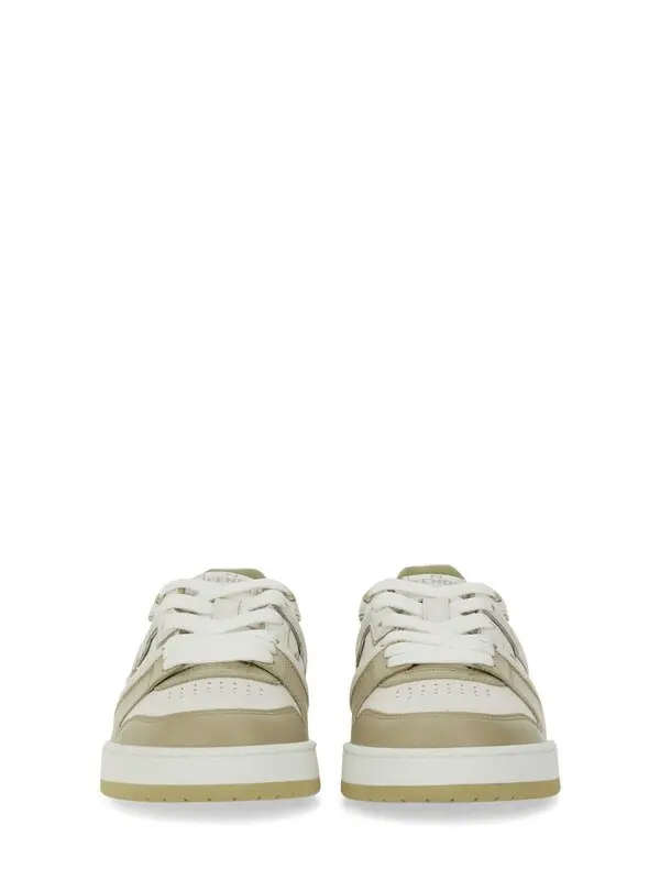 Fendi Match Leather Sneakers - White