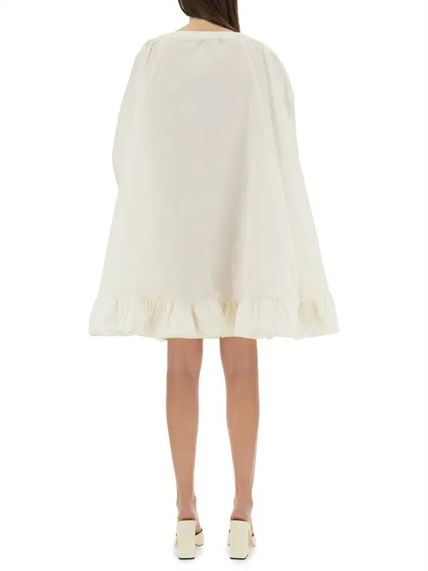 ivory ruffle hem dress Womens Ruffle Hem Dress main image 0