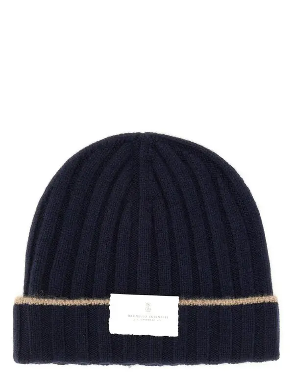 Brunello Cucinelli Beanie Hat - Blue