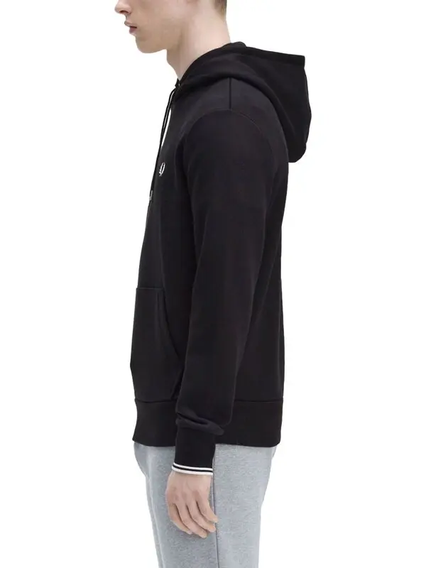Fred Perry Hooded Sweatshirt - Black